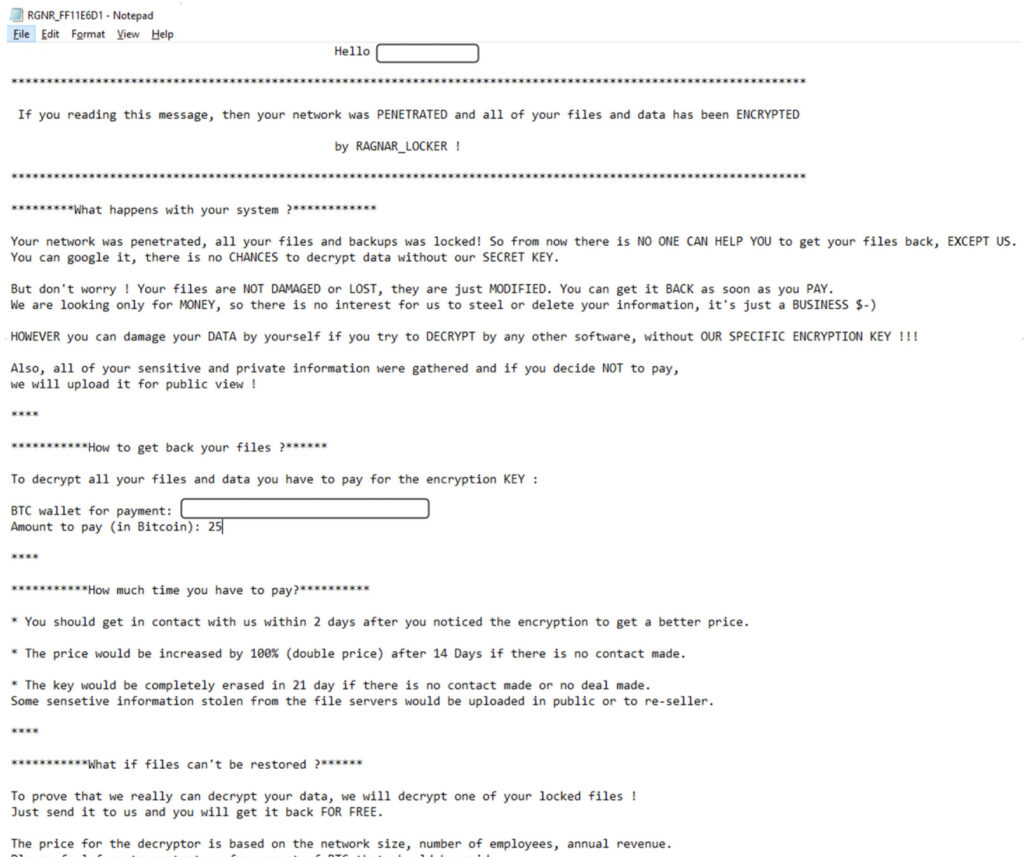 Know Thy Enemy: Why RagnarLocker Remains a Significant Threat to ...