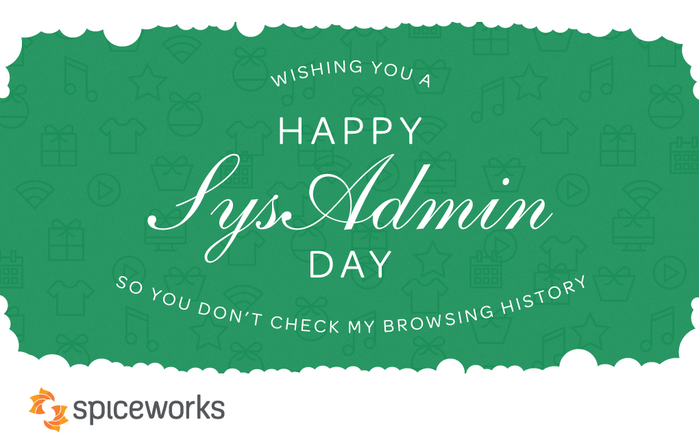 Happy SysAdmin Day... - IT Cards